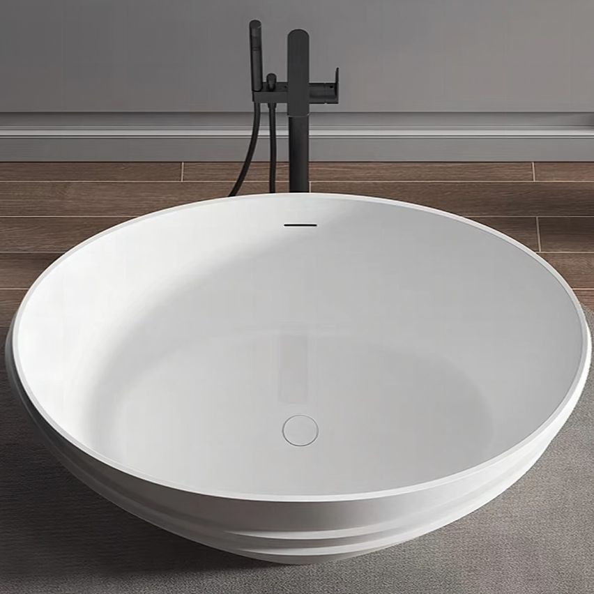 San Sebastian Matt White Freestanding Stone Bath 1700mm